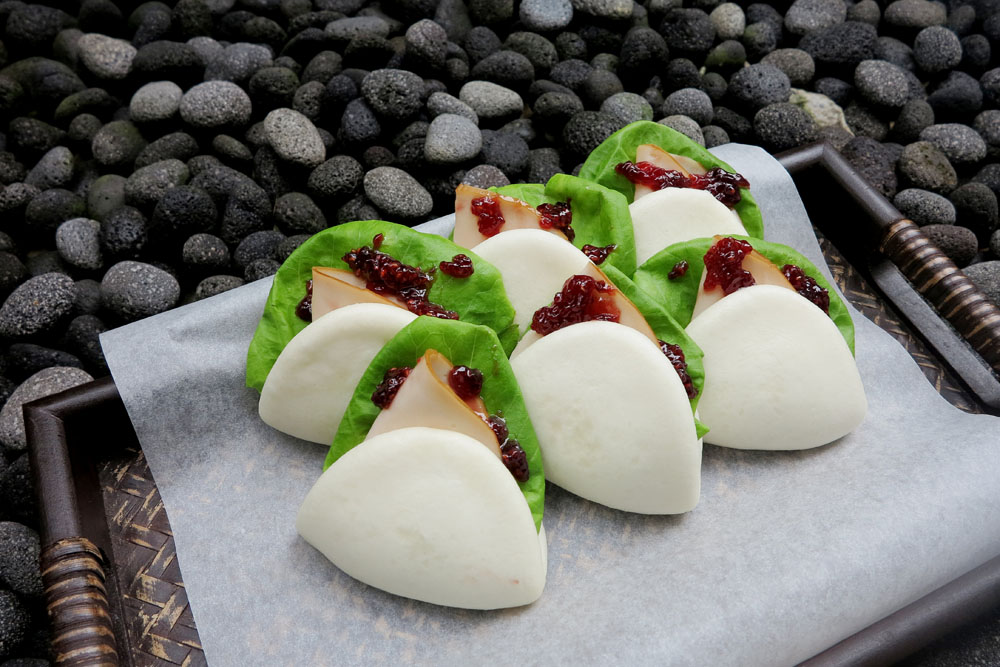 Festive recipe: Raspberry & Ham Mantou - Marie France Asia, women's ...