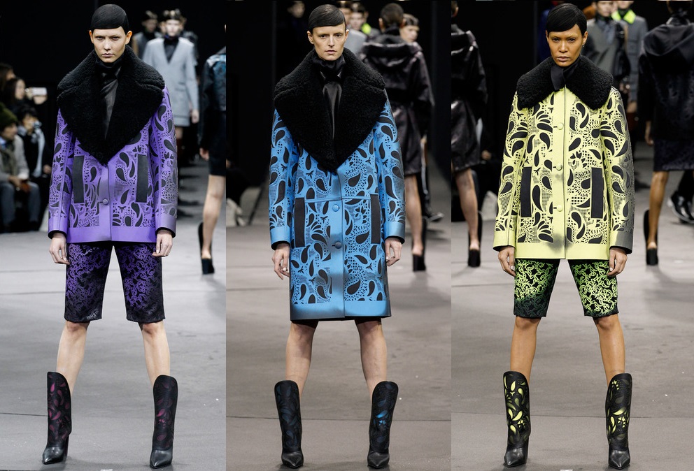 Heat-sensitive and colour-changing fabrics at Alexander Wang show in ...
