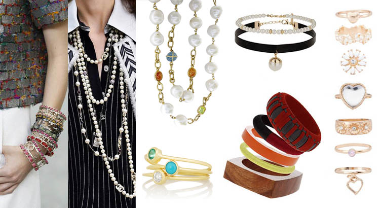 Stack 'Em High: Layer your jewellery for Spring 2015