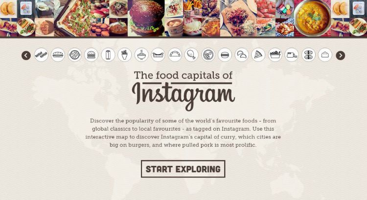 Photoworld maps the most popular food around the world according to ...