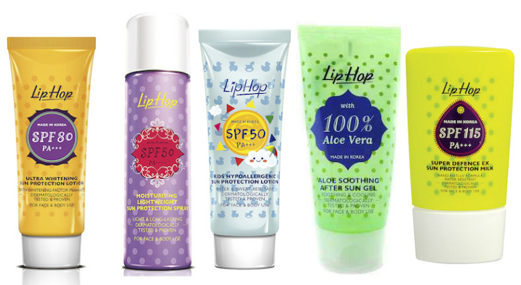 Lip Hop releases its new set of sun care products in Singapore