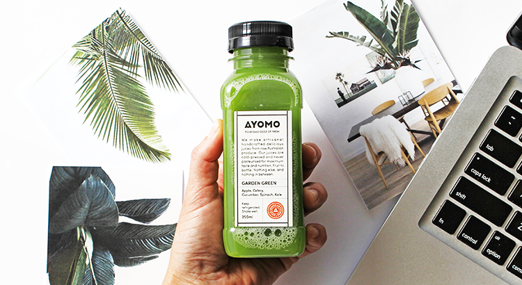Fresh cold pressed juices delivered to your doorstep with AYOMO